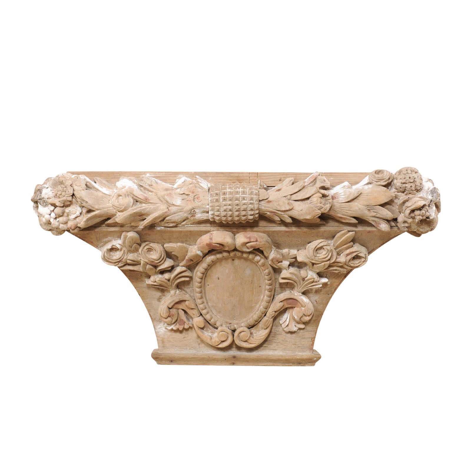Spanish 19th C. Floral-Carved Wall Bracket | 2128 | A. Tyner Antiques